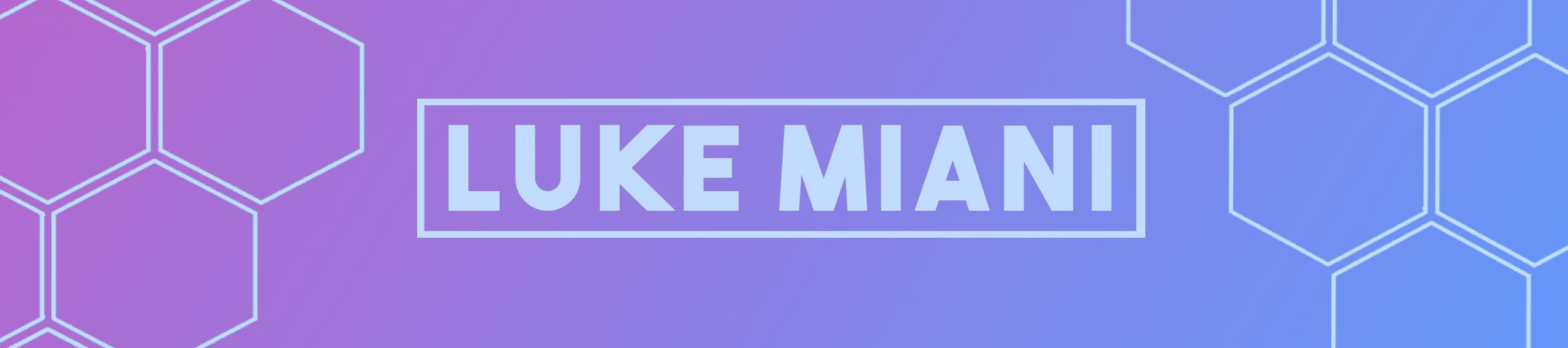 Luke Miani's Amazon Page