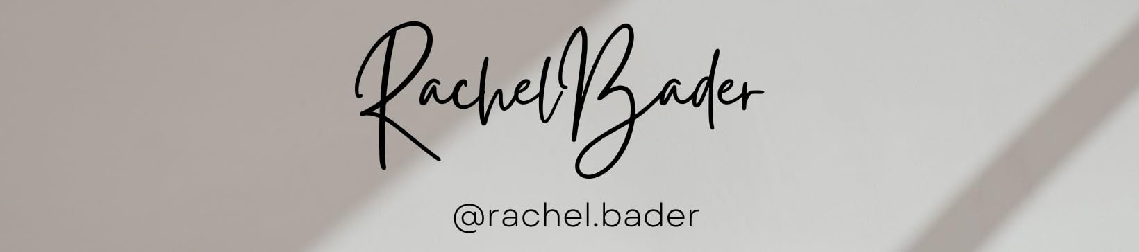 Rachel Bader's Amazon Page