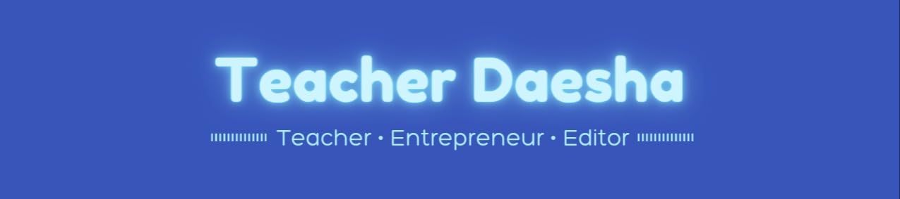 Teacher Daesha's Amazon Page