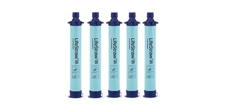 LifeStraw Personal Water Filter 5 Pack