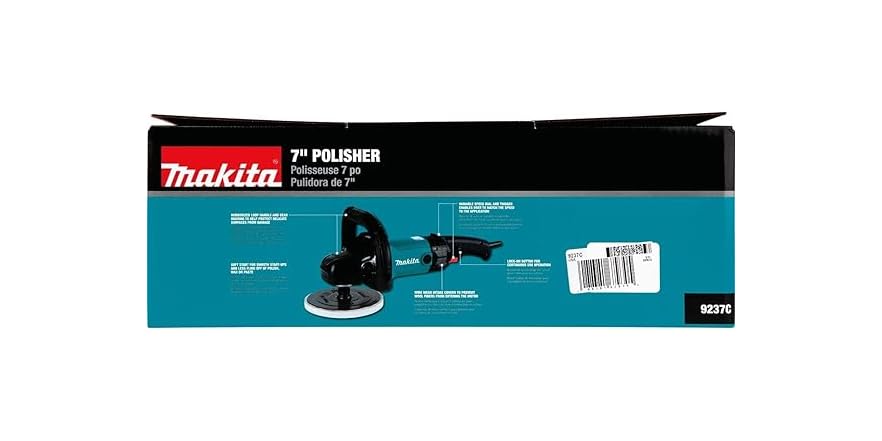 Makita 9237C 10 Amp Corded 7 in. Polisher (Open Box)