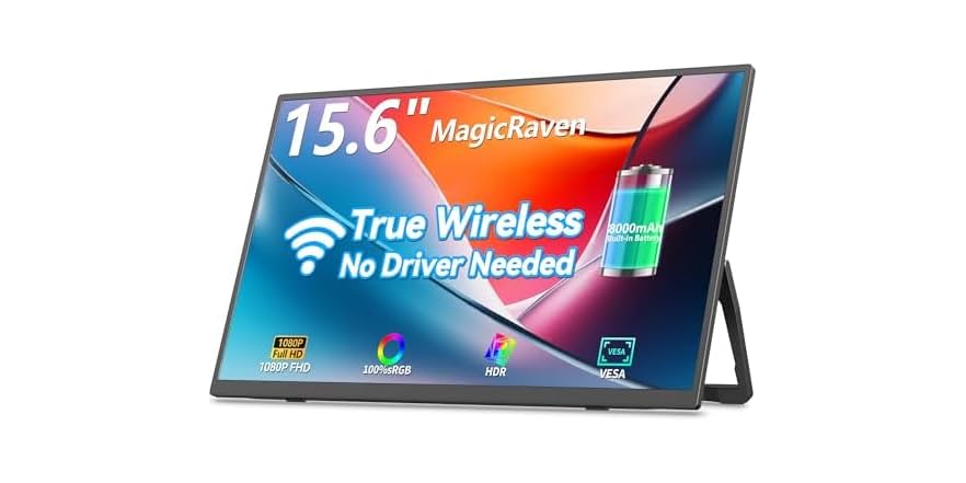 Wireless Portable Monitor | 15.6" 1080P
