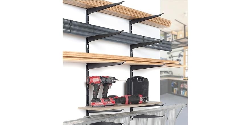 Heavy Duty Wood and Lumber Storage Rack (2-Pack)