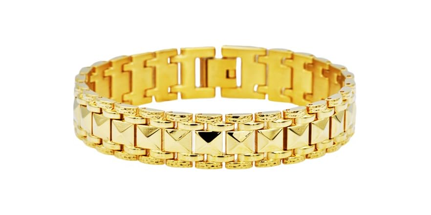 Pyramid Link Bracelet