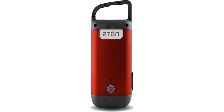 Eton Crank-Powered Clipray Flashlight & Smartphone Charger