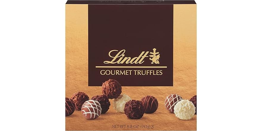 (3 Pack) Lindt Gourmet Chocolate Candy Truffles Gift Box