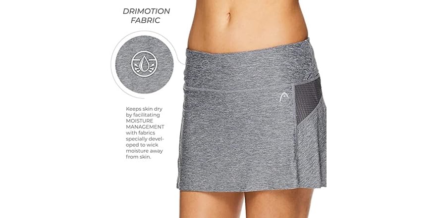 HEAD Women's 2-Pack Active Skorts, XL