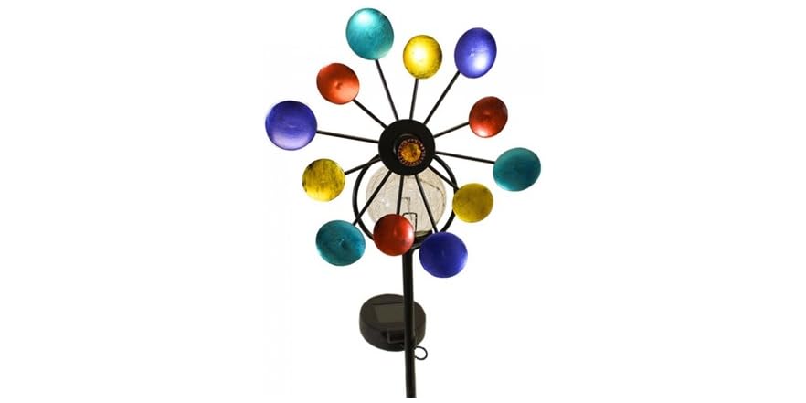 Touch of ECO Solar Spinning LED Pinwheel