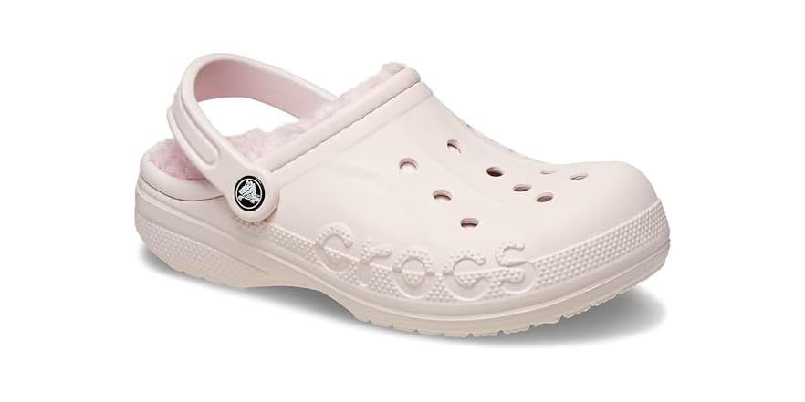 Crocs Baya Unisex Lined Clogs Barely Pink