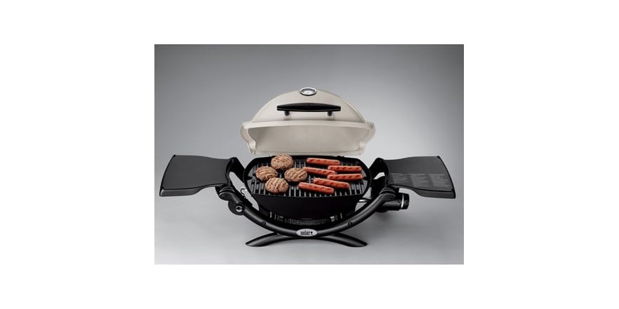 Weber Q1200 Liquid Propane Grill, Green