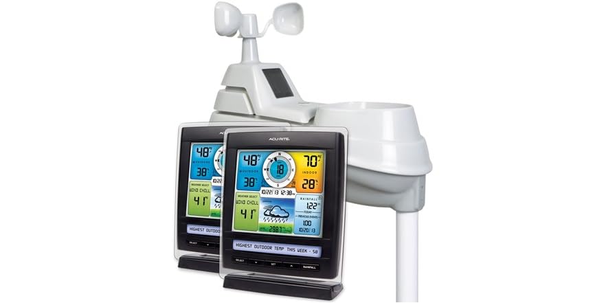 AcuRite 01078M Pro Weather Station with 2 Displays