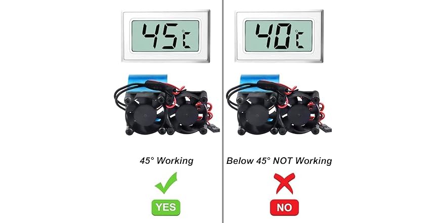 Aluminum RC Motor Thermal Sensor