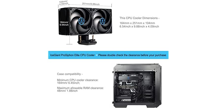 IceGiant ProSiphon Elite CPU Cooler