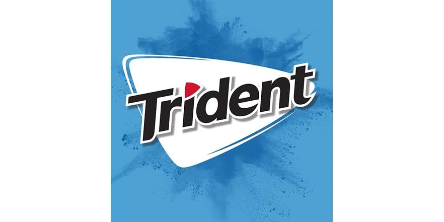 Trident Splash Peppermint Swirl Sugar Free Gum, 20 Packs of 9 Pieces ...