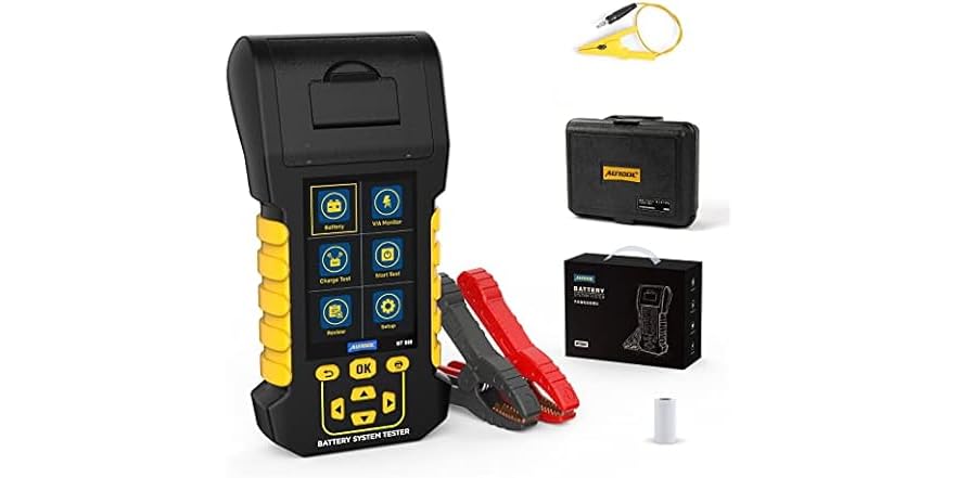 AUTOOL Car Battery Tester 12V 24V