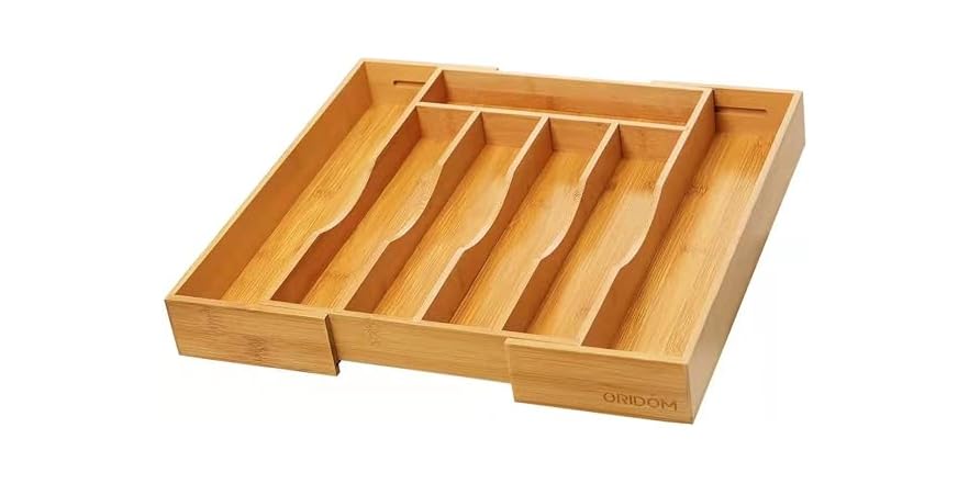 Expandable Bamboo Kitchen Drawer