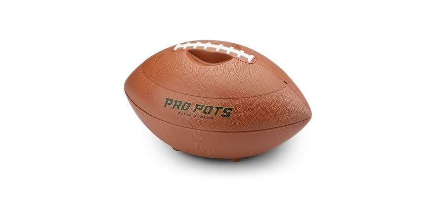 Pro Pots Football Slow Cooker, 1.5 Quarts