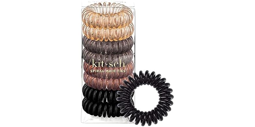 Kitsch Spiral Hair Ties for Women