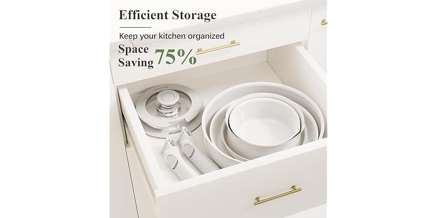 Bazova Healthy Ceramic Cookware Set,10-Pcs Nonstick Pots and Pans Set ...