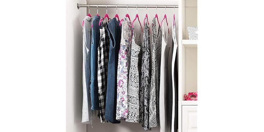 Zober Velvet Hanger 50Pk - Choose Color