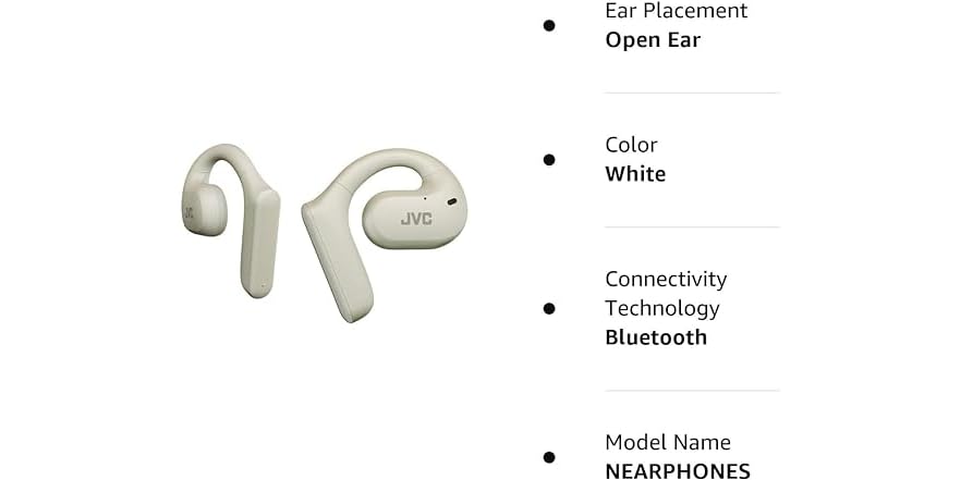 (NEW) JVC Nearphones Open Ear True Wireless Earbuds