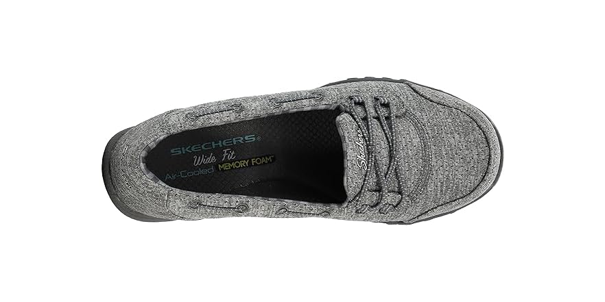 Skechers Women's Breathe Easy-Good Influence Sneaker, Grey, 5 M US
