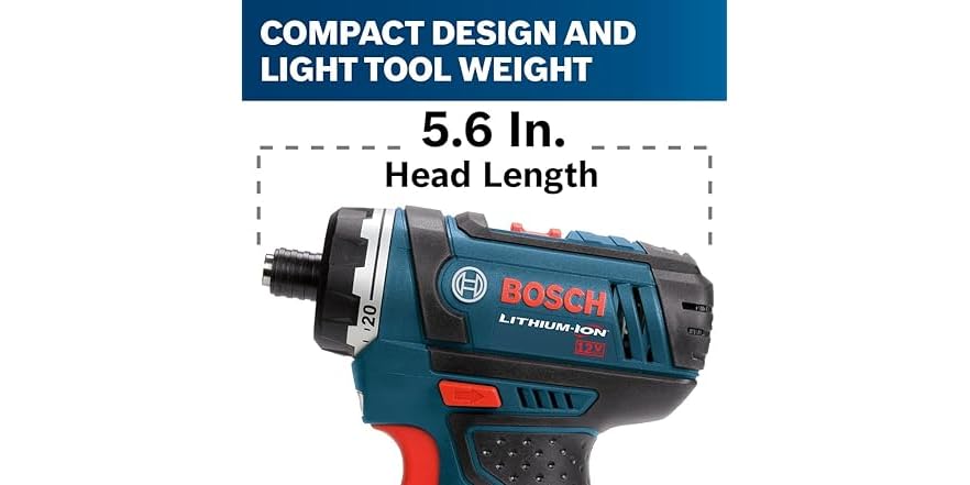 Bosch PS21-2A 12V Max 2-Speed Pocket Driver Kit