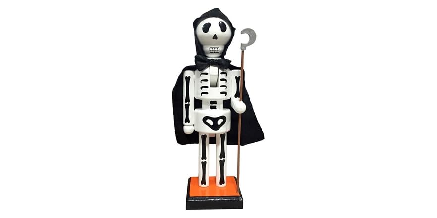 Santa's Workshop 10 Inch Skeleton Nutcracker
