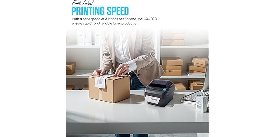 Zebra Thermal Desktop Label Printer