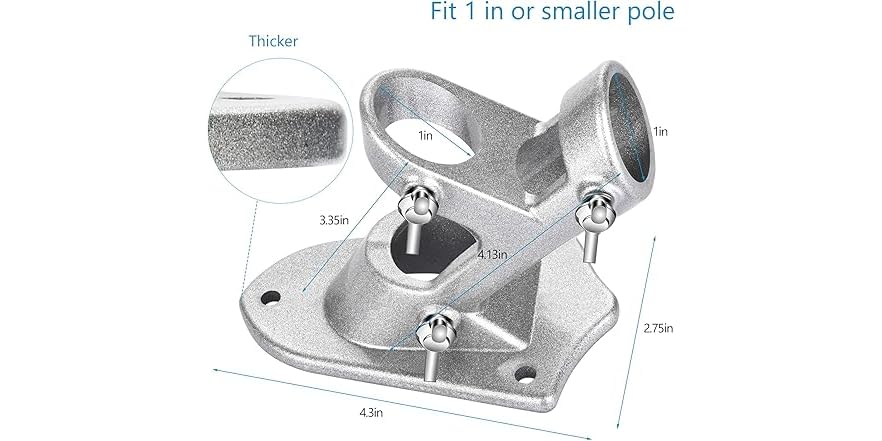 2 Position Flag Post Holder