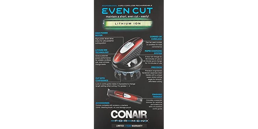 Conair Rotary Hair Cut Cutting System