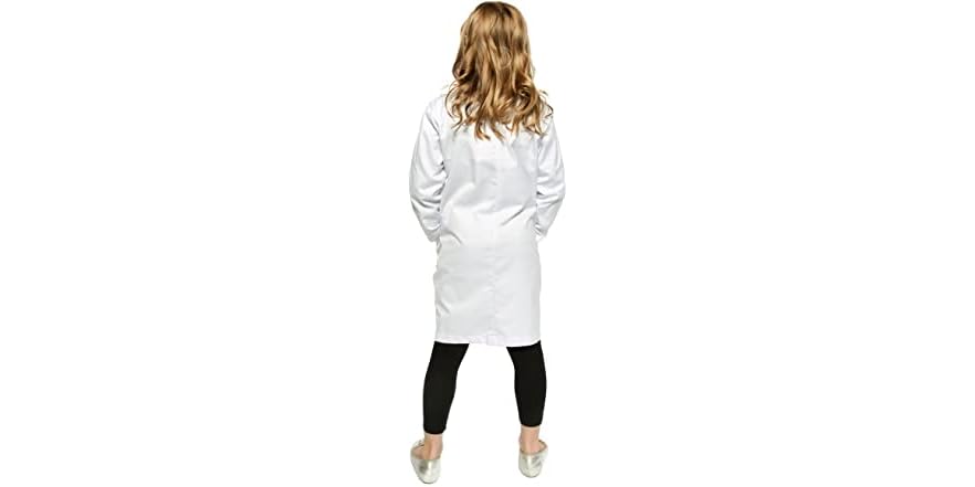 Kids Lab Coat in White, Ages 10-12