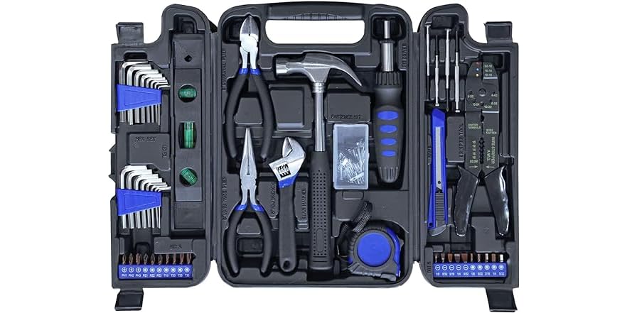 Torin 129Pc Household Repair Tool Kit w/Box