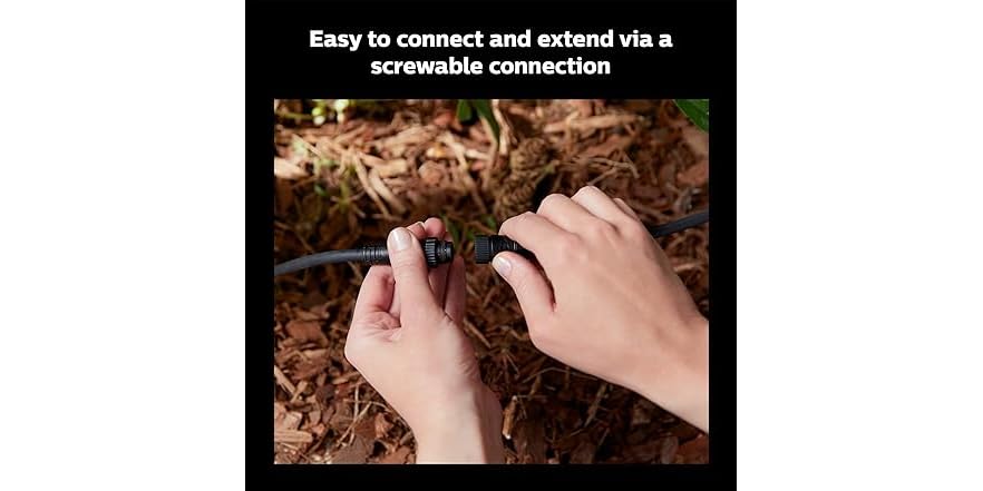 Philips Hue Outdoor 8-Foot Cable and T Connector