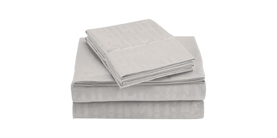 Luxury Home Bamboo-Embossed Sheet Set