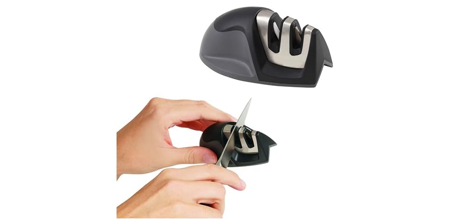Dual Edge Grip Ultra Sharp Knife Sharpener
