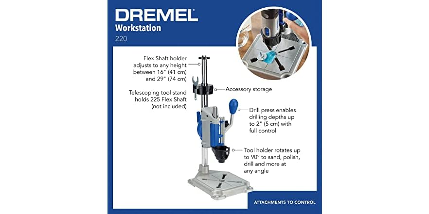 Dremel Drill Press Rotary Tool Worksta
