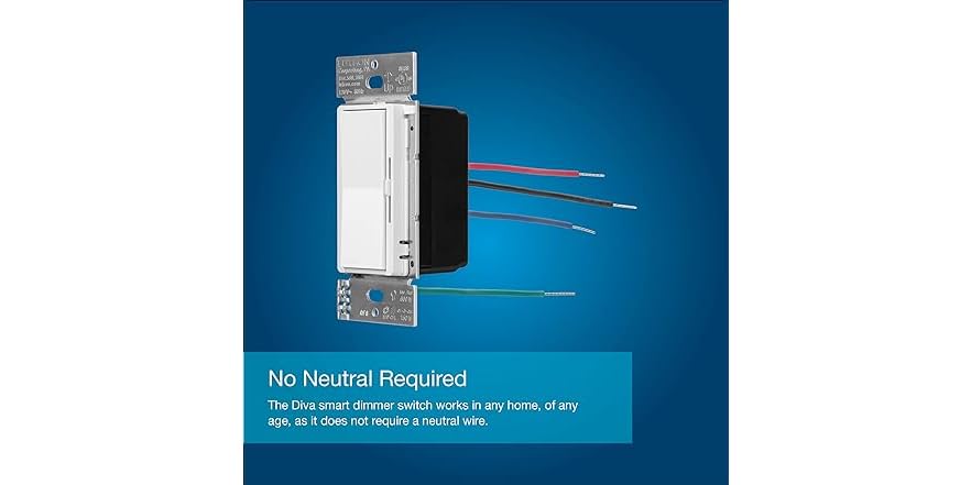 Lutron Diva Smart Dimmer Switch