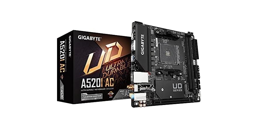 GIGABYTE A520I AC AMD A520 Mini Motherboard