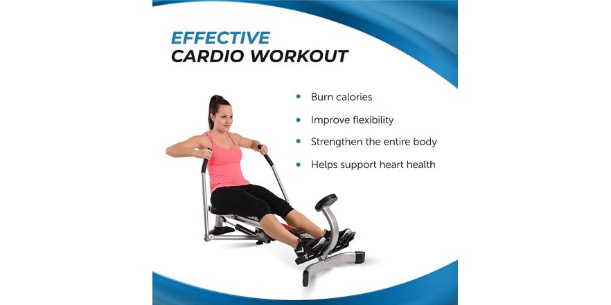 Stamina Glider Hydraulic Rowing Machine