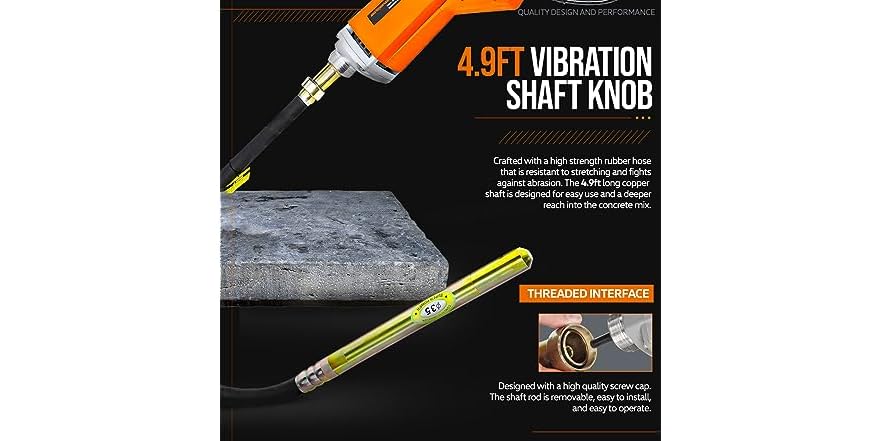 SuperHandy Concrete Vibrating Power Tool, 13k VPM
