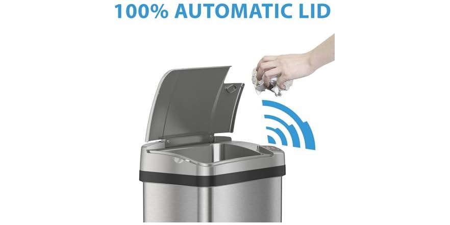 iTouchless 2.5-Gallon Sensor Garbage Can