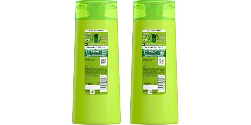 Garnier Fructis 2-in-1 Shampoo/Conditioner, 2 Ct