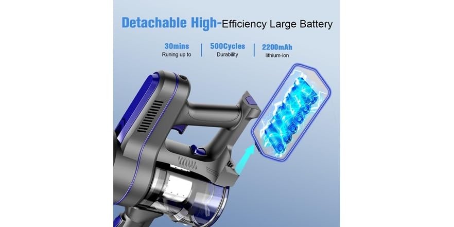 ZOKER A10PRO Direct Stick Vacuum Cordless