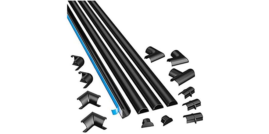 D-Line Medium Cable Raceway Kit 13 Feet
