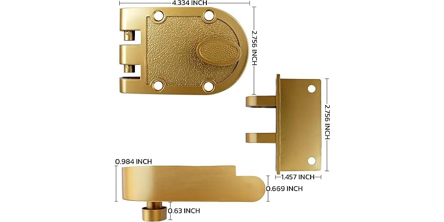 NU-SET Jimmy Proof Style Deadbolt Lock
