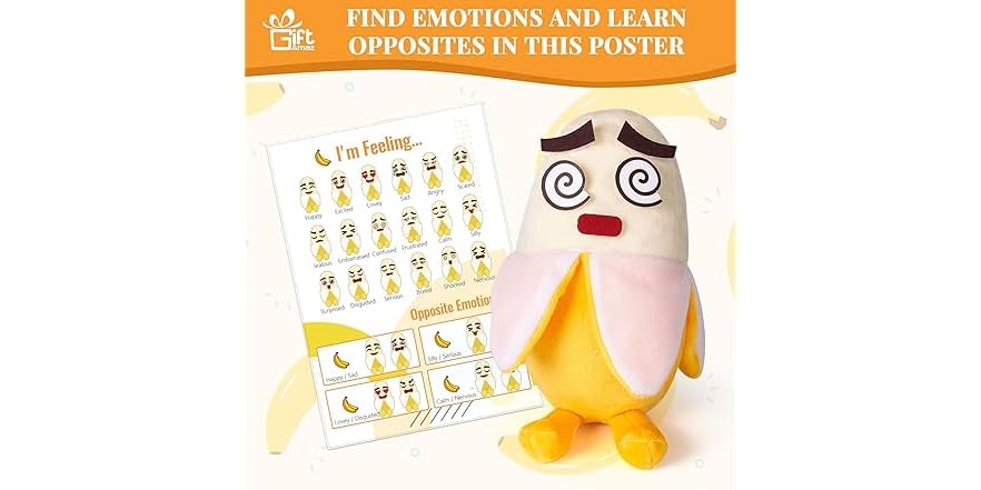 Social Emotional Banana Learning Toys