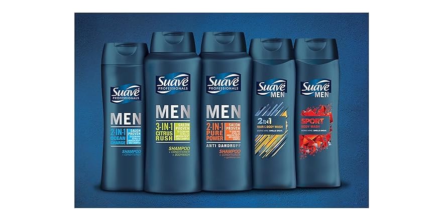 Suave Men Shampoo/Cond, Ocean Charge