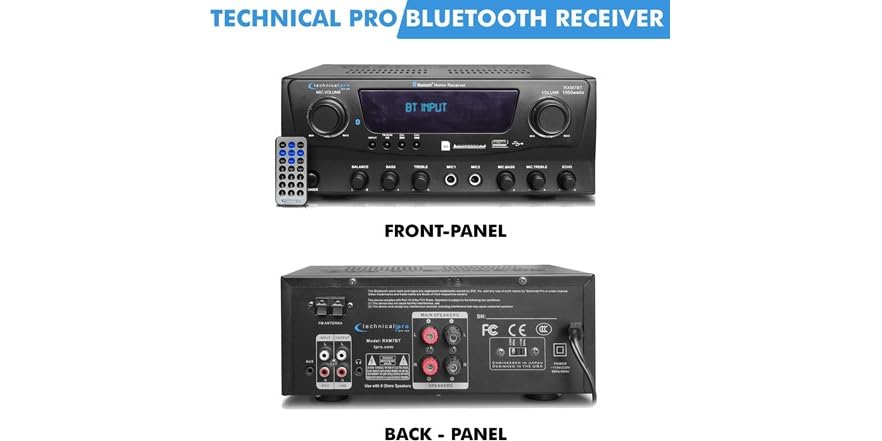 Technical Pro Bluetooth Audio Receiver 1000W
