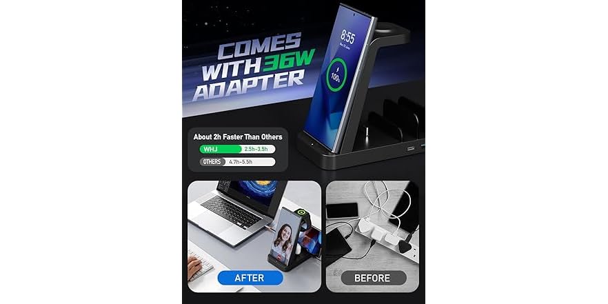 WHJ 5 in 1 Wireless Charger